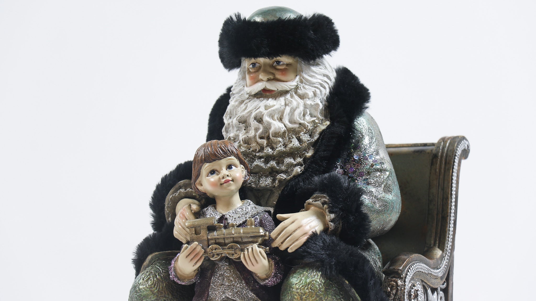 Glitter Goth Santa – Toxie's Treasures